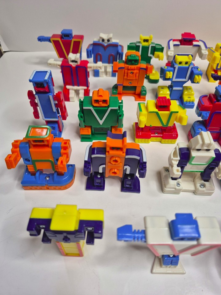 VTG 80s ALPHA BOTS Alphabet Transformers Letter Robots LOT OF 25 ...