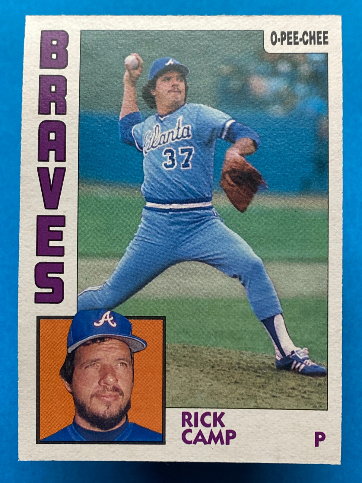 1984 O-Pee-Chee Rick Camp #136 Atlanta Braves | eBay