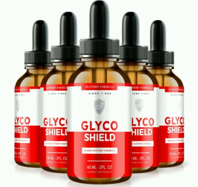(5 Pack) Glyco Shield Drops Support Blood Health and Overall Wellness ...