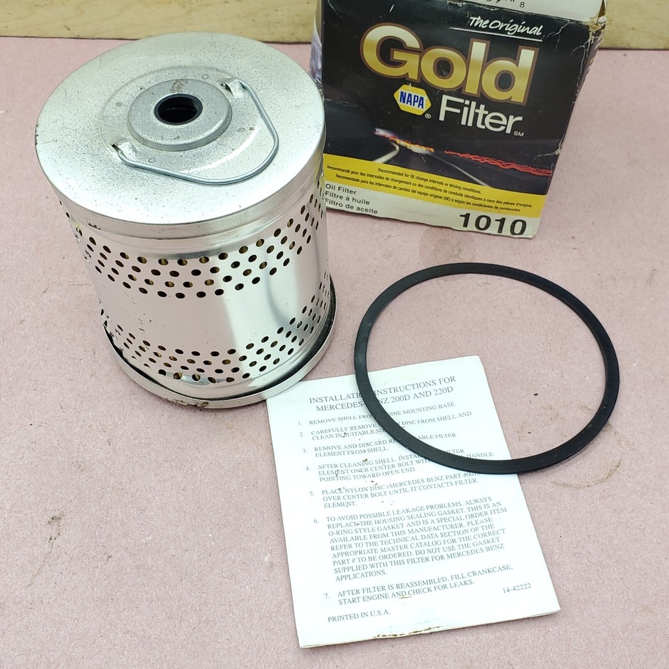 NAPA Gold Oil Filter 1010 - Wix 51010 - Eurofilter 42665 - Baldwin P40 ...