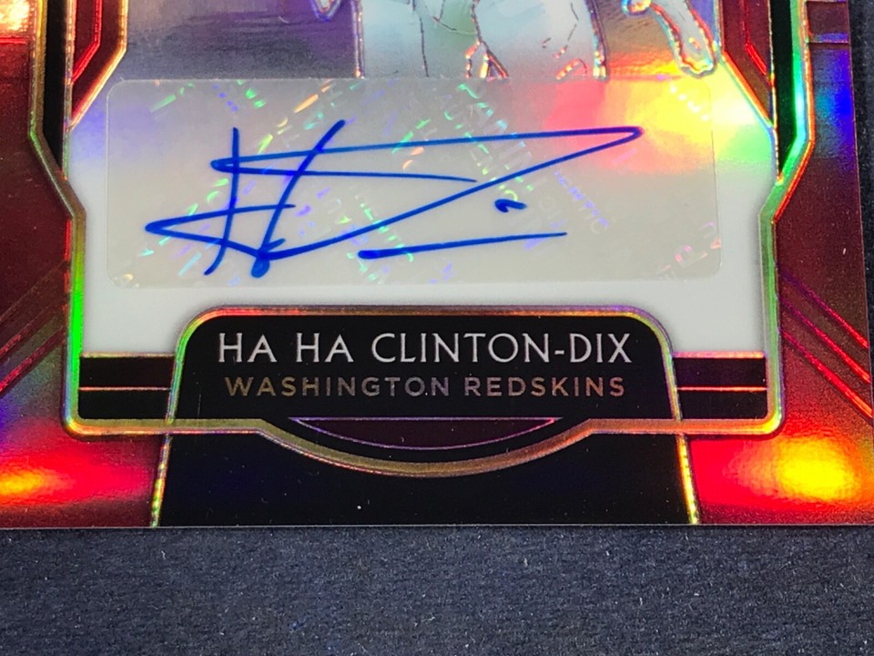 H4-5 FOOTBALL CARD - HA HA CLINTON-DIX REDSKINS - AUTOGRAPHED - 2018 ...