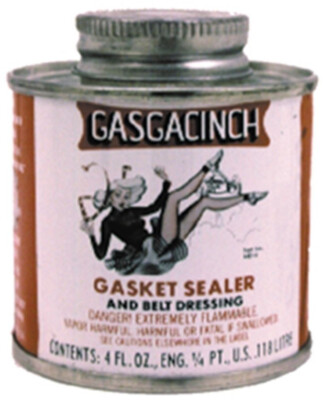 Gasgacinch Gasket Sealer & Belt Dressing 4oz Brush On | eBay