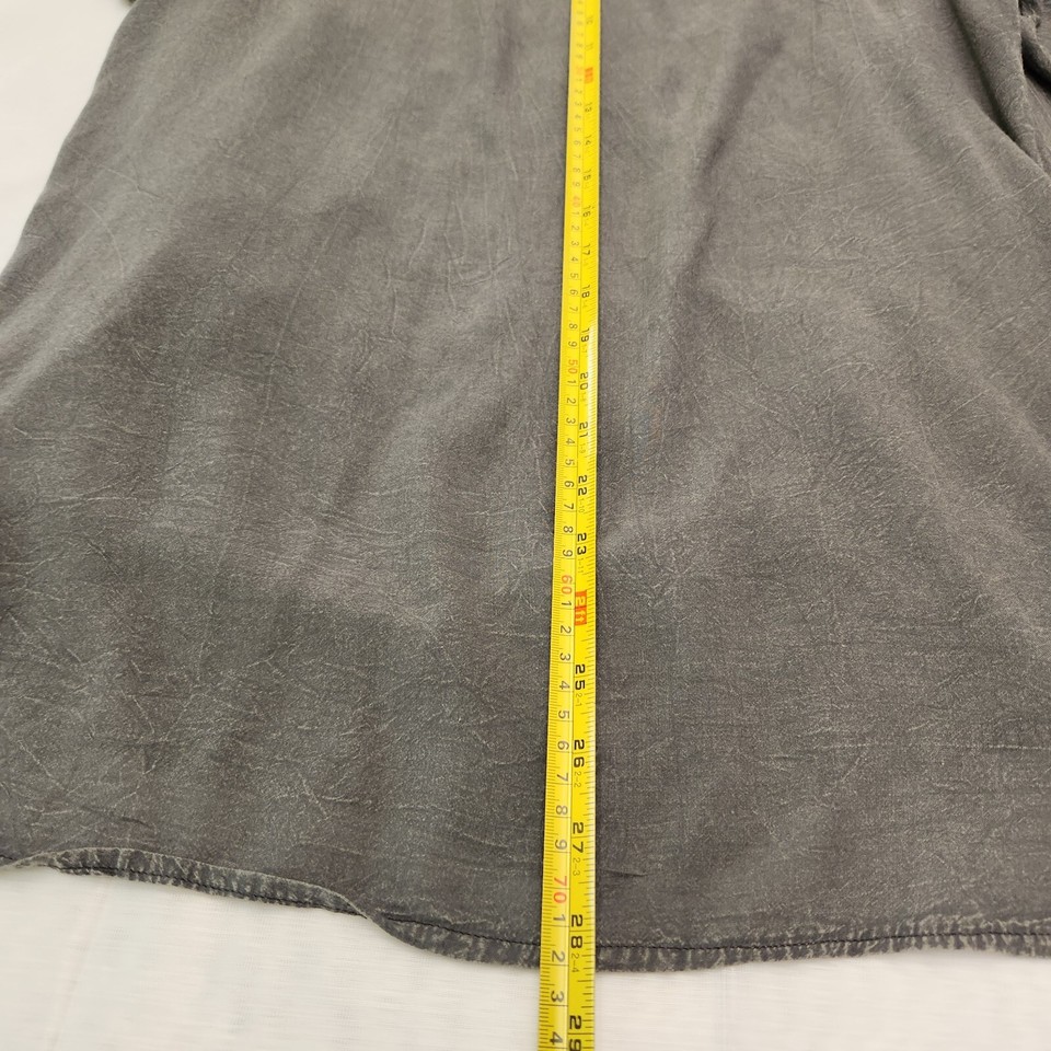 Sully Shirt Women L Gray Red Western Embroidered Aztec Floral Retro ...