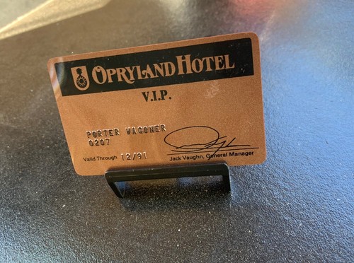 Vintage Opryland Hotel VIP Card For Porter Wagoner | eBay