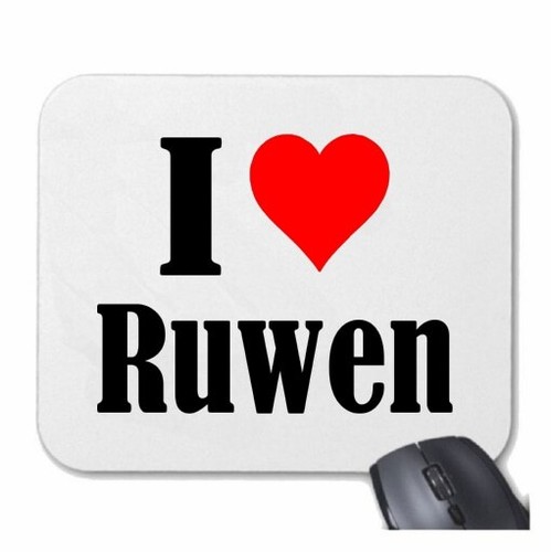 MOUSEPAD Mauspad I Love Ruwen Ich Liebe Ruwen | eBay