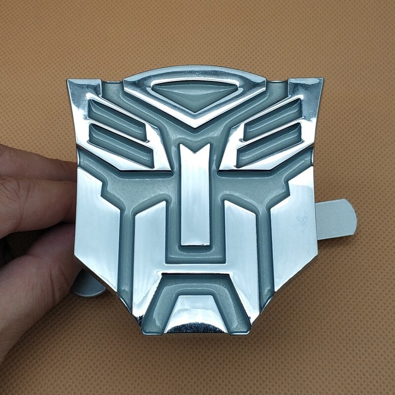 3D Metal Mount Front Grill Chrome Transformers Autobot Auto Badge ...