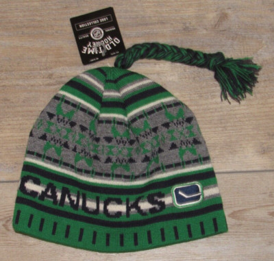 Vancouver Canucks Old Time Hockey Cuffless Toque Winter Knit Hat Cap ...