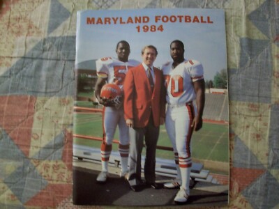1984 MARYLAND TERRAPINS FOOTBALL MEDIA GUIDE Yearbook FRANK REICH ...