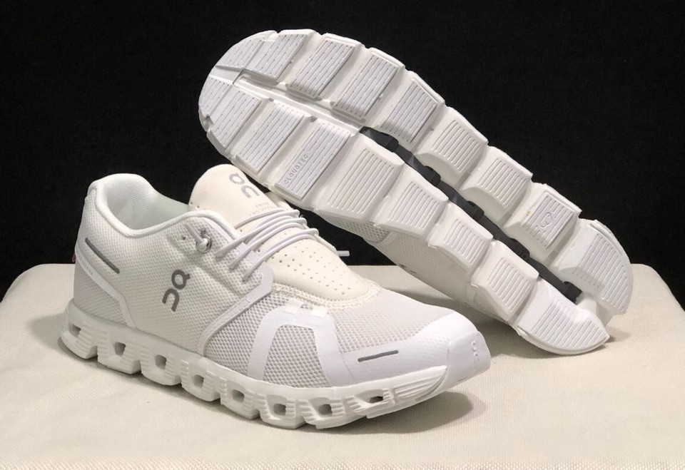 OnCloud Soes Cloud 5 Men's Running Sneaker, All White: 10 Medium US | eBay