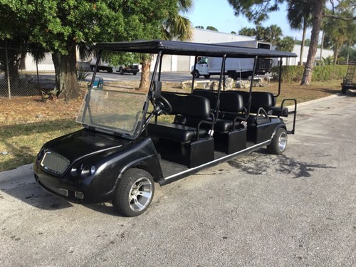 2009 Bentley club car villager 8 seat passenger 48v Golf Cart limo 48 ...