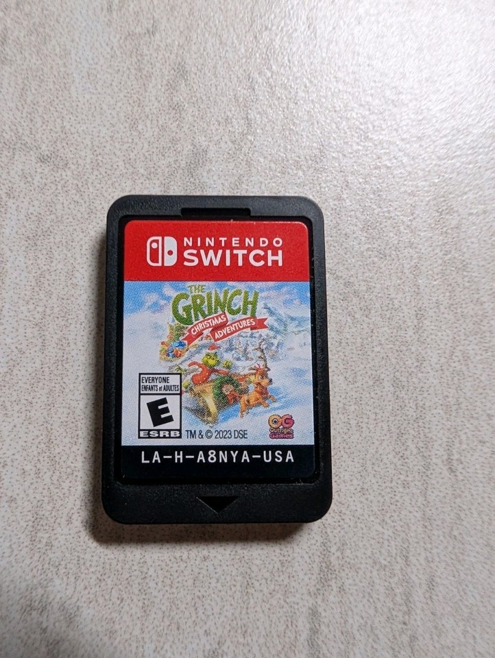The Grinch Christmas Adventures Nintendo Switch With Postcards ...