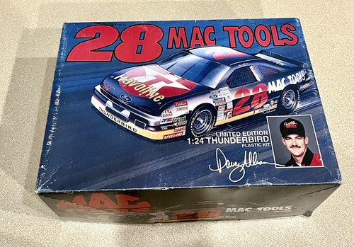 🏁 Monogram #28 Mac Tools Davey Allison Thunderbird NASCAR 1:24 NEW OPEN ...