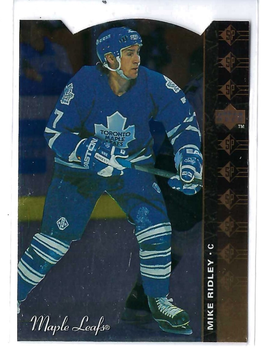1994-95 Upper Deck SP Die-Cut Mike Ridley - Toronto Maple Leafs | eBay