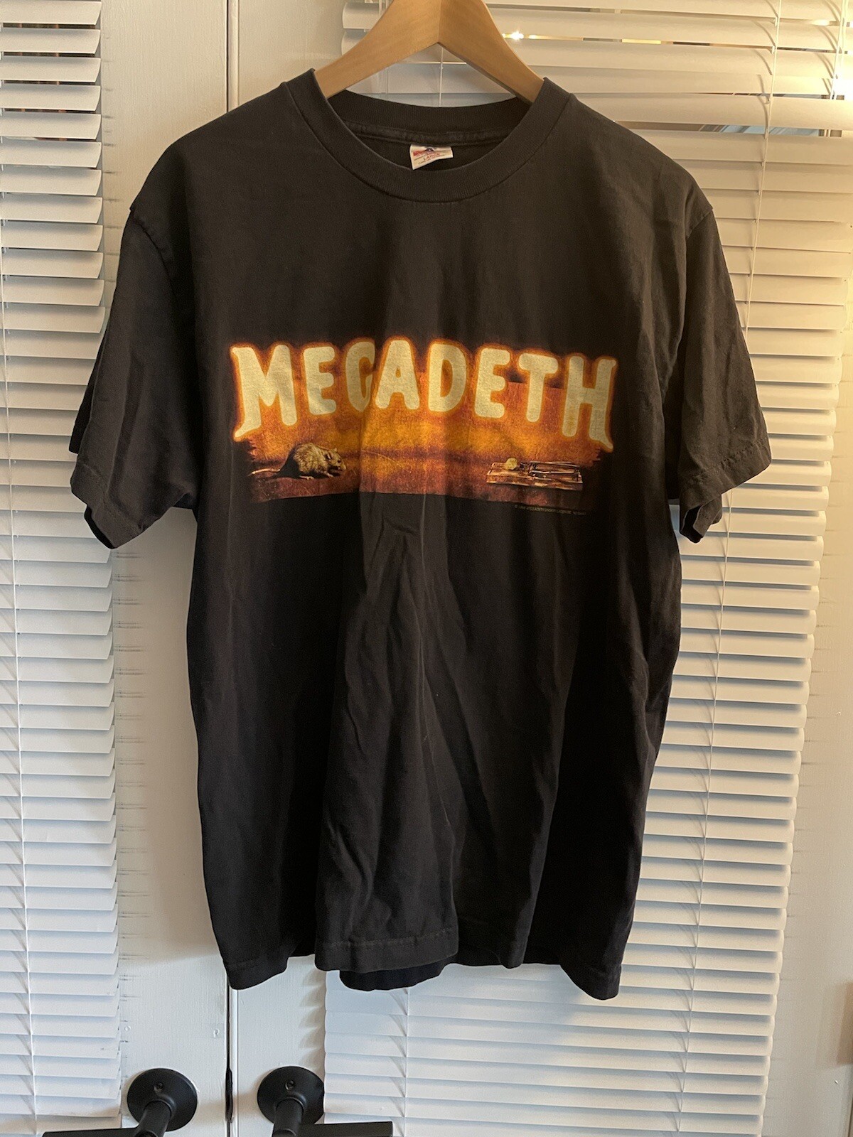 Megadeth Vintage 1999 Risk Tour Band Concert Tee T-Sh… - Gem