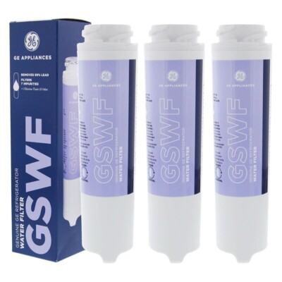3 Pack GE SmartWater GSWF Replacement Refrigerator Water Cartridge ...
