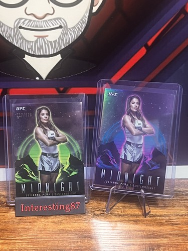 2024 Topps Midnight UFC #3 Julianna Pena Morning Parallel 117/125 ...