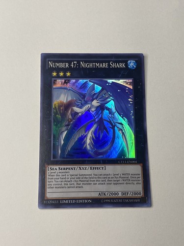 Number 47: Nightmare Shark - Super Rare CT11-EN004 | eBay