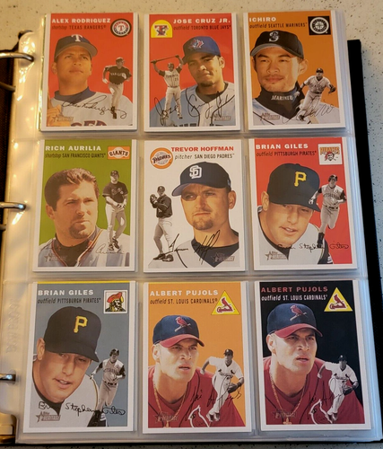 2003 Topps Heritage Baseball Complete Set (430) Plus All 20 Variations ...