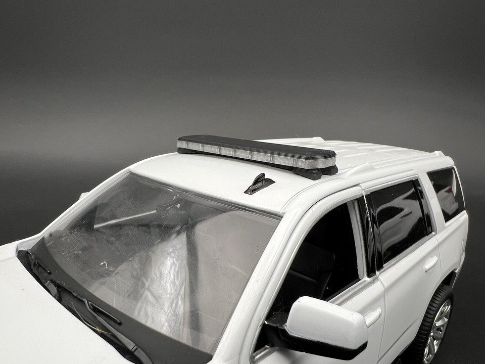 1/24 25 27 LED Ready Code 3 2700 Black Lightbar Sheriff Highway Patrol ...