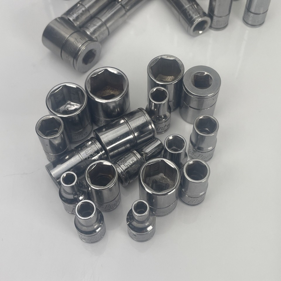 Blue Point by Snap On 1/4" Drive Chrome Sockets Deep and Shallow-Pick ...