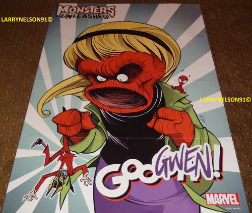 MONSTERS UNLEASHED POSTER MARVEL 24X36 GOOM GOOGWEN GWEN SPIDER-MAN ...