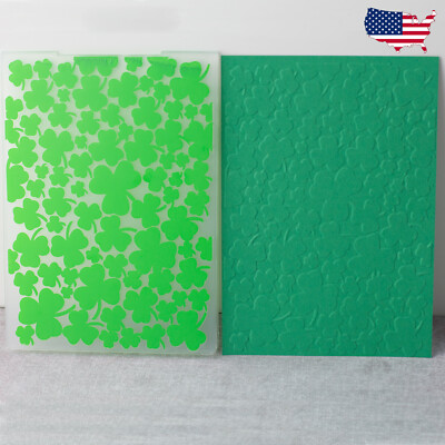 Shamrocks Clover Embossing Folder – Great for St. Patrick’s Day ...