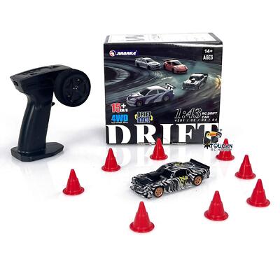 1/43 Radio Control Drift Car 4WD RC 2.4g Mini Race Car Model Simulation ...