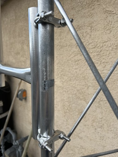 Antenna Tower Side Arm Mount 1 5/8"Mounting pipe 18 inches tall. 12 ...