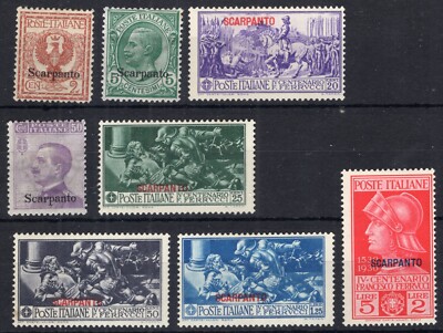 ITALY / AEGEAN ISLAND SCARPANTO ITALIAN OFFICE / 1912 - 1930 MINT MH ...