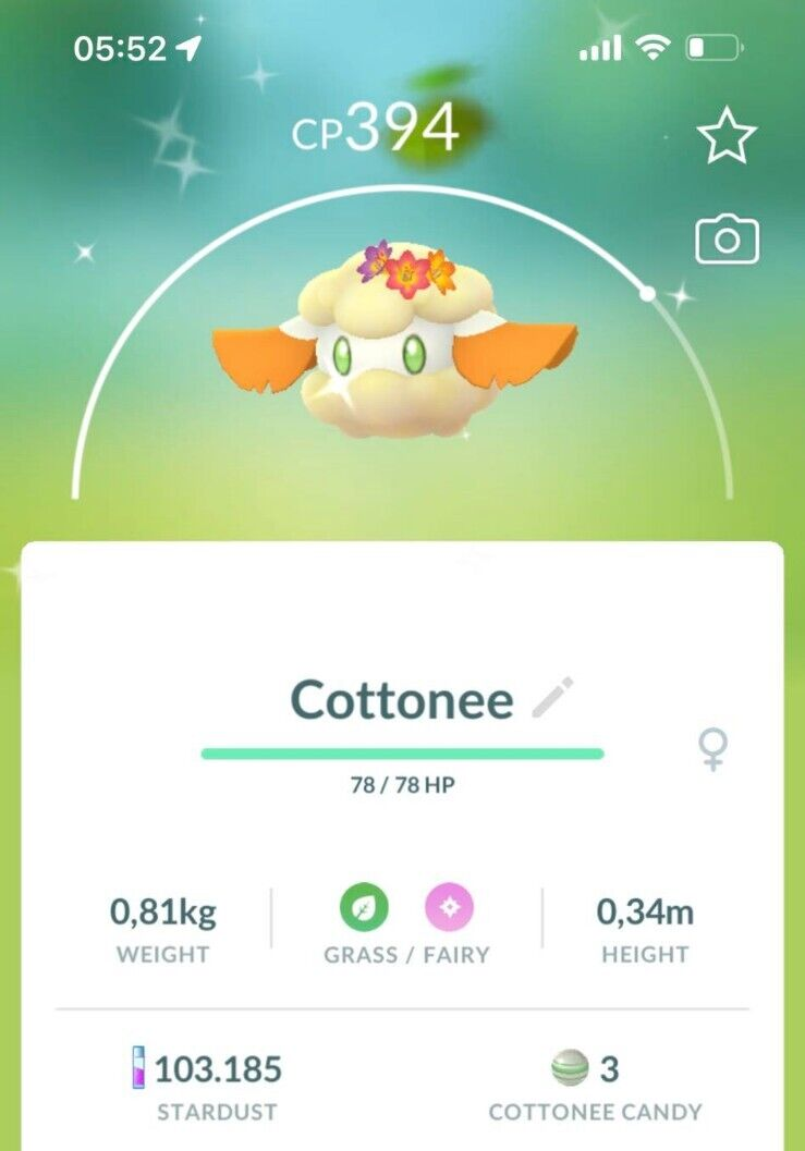 Cottonee Evolution