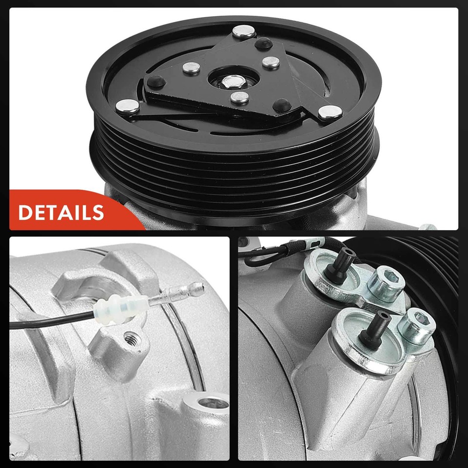 AC Compressor with Clutch for Toyota Tacoma 2005-2015 L4 2.7L V6 4.0L ...