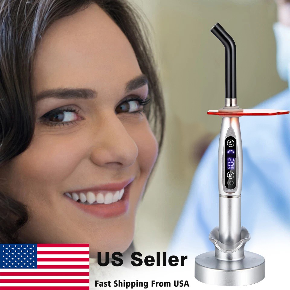 Dental Wireless LED Curing Light Resin Oral Led Dental Photopolymerizer ...