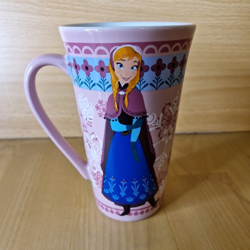 Pair of Disney Store Tall Mugs Frozen - Princess Elsa & Anna 6" Blue ...