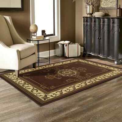 Kensington Traditional Medallion Scroll indoor Large Area Rug Or Runner ...