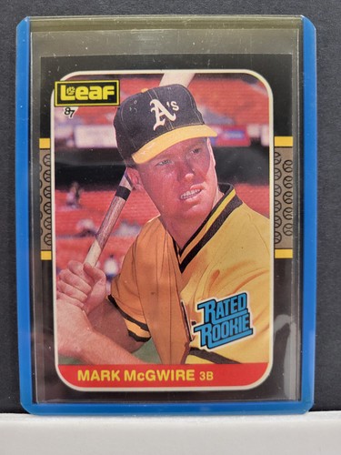 1987 Donruss Rated Rookie MARK McGWIRE Rookie Card RC #46 Oakland A's ...