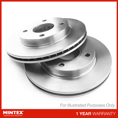 Mintex Front Brake Discs Coated 280mm Pair For Opel Astra Classic H 1.8 ...
