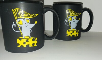 Green Bay Packers Wisconsin Cheesehead Mouse On Cheese Wedge NFL Coffee ...
