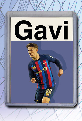 Gavi Artist Signed Soccer Art Card 1/10 | eBay