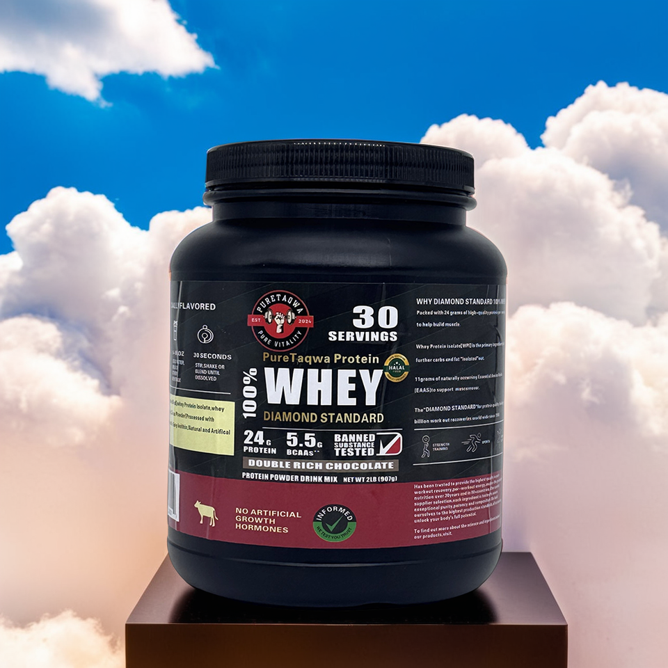 PureTaqwa-Diamond Standard 100% Whey Protein Powder-Double Rich ...