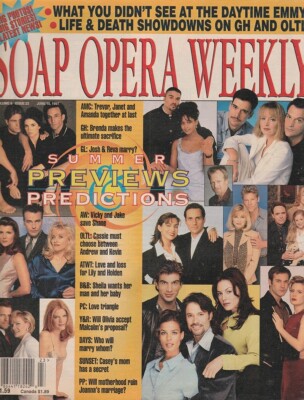 Soap Opera Weekly June 10, 1997 MARK MORTIMER-SUSAN BATTEN-CHARLES ...