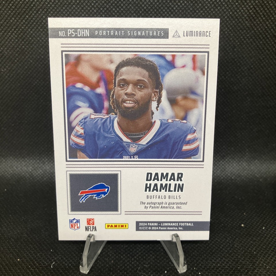 2024 Panini Luminance /100 Portrait Signatures Auto DAMAR HAMLIN SSP ...