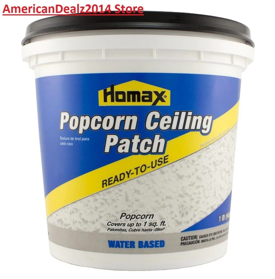 Homax Premixed Popcorn Ceiling Patch, Ready-To-Use, 1 QT (32 oz) | eBay