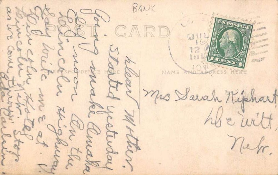 Logan Iowa Bank and Street Scene Real Photo Postcard AA26338 | eBay