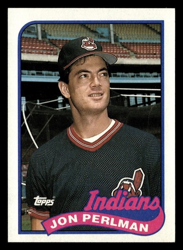 Jon Perlman 1989 Topps #476 Cleveland Indians Baseball *144D | eBay