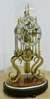 Rare Antique Sub Seconds English Single Fusee Skeleton Regulator Clock ...
