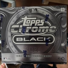 2025 Topps Chrome Black Baseball Checklist, Set Info, Buy Boxes