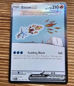Eiscue ex 2023 Scarlet & Violet: Obsidian Flames #222/197 Special ...