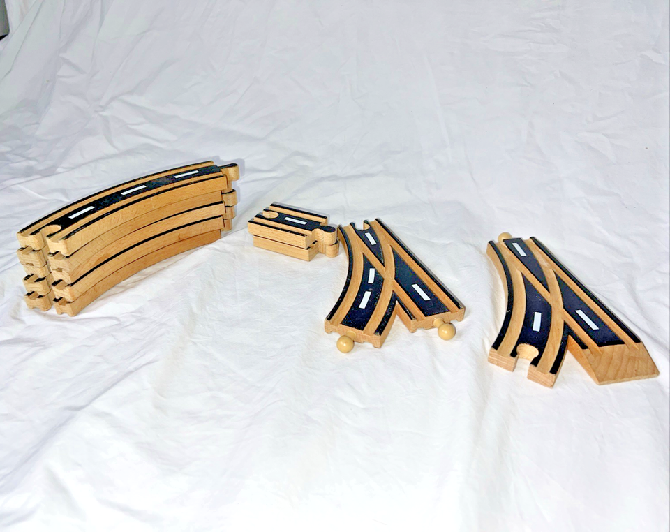 Thomas And Friends Wooden Road For Race Cars Compatible With Wooden ...