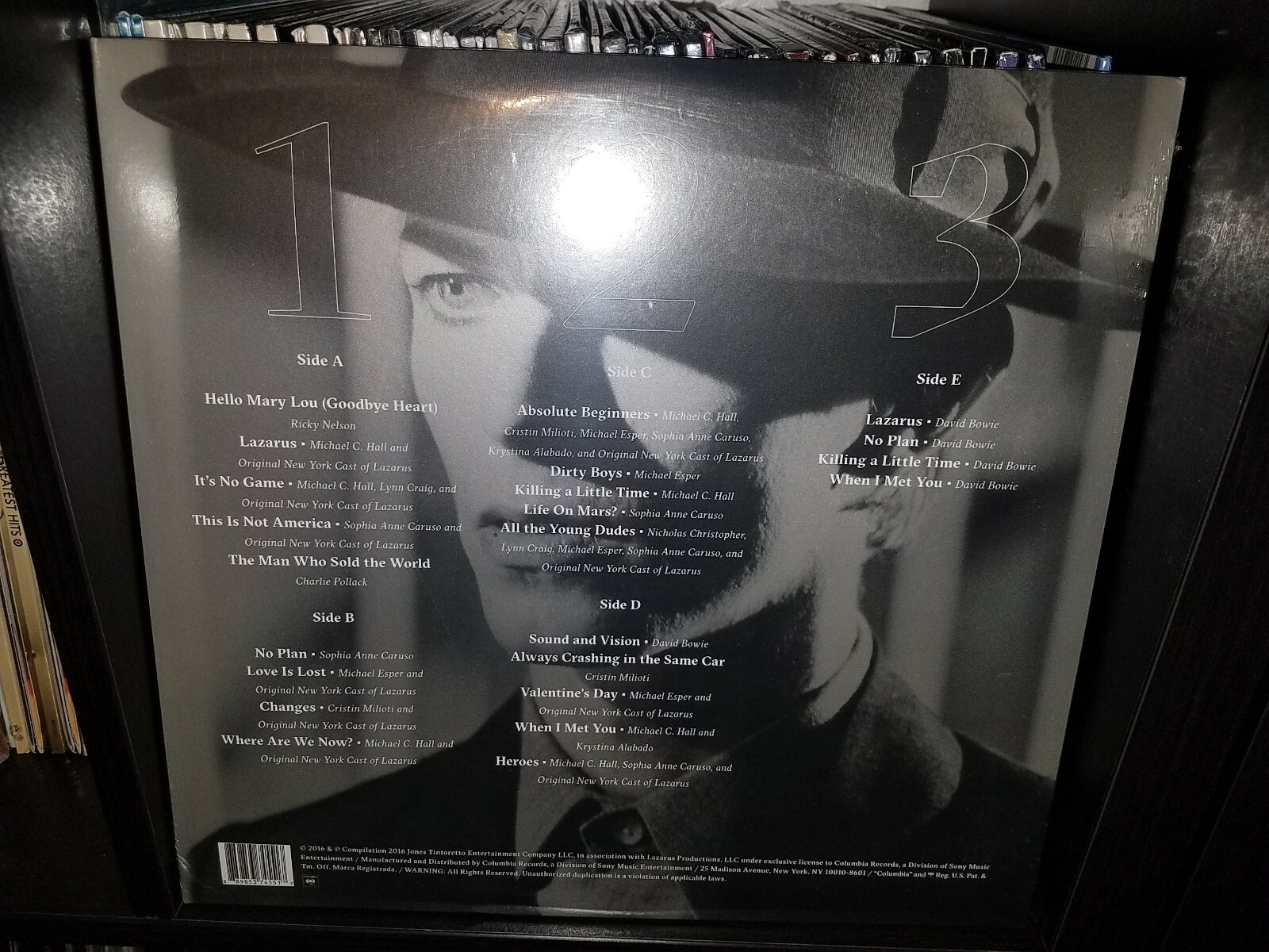 David Bowie LAZARUS Original Broadway Cast Recording VINYL 3 LP SET New ...