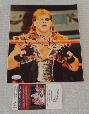 SHAWN MICHAELS Autographed Signed JSA WWE WWF 8x10 Photo Wrestling HBK ...